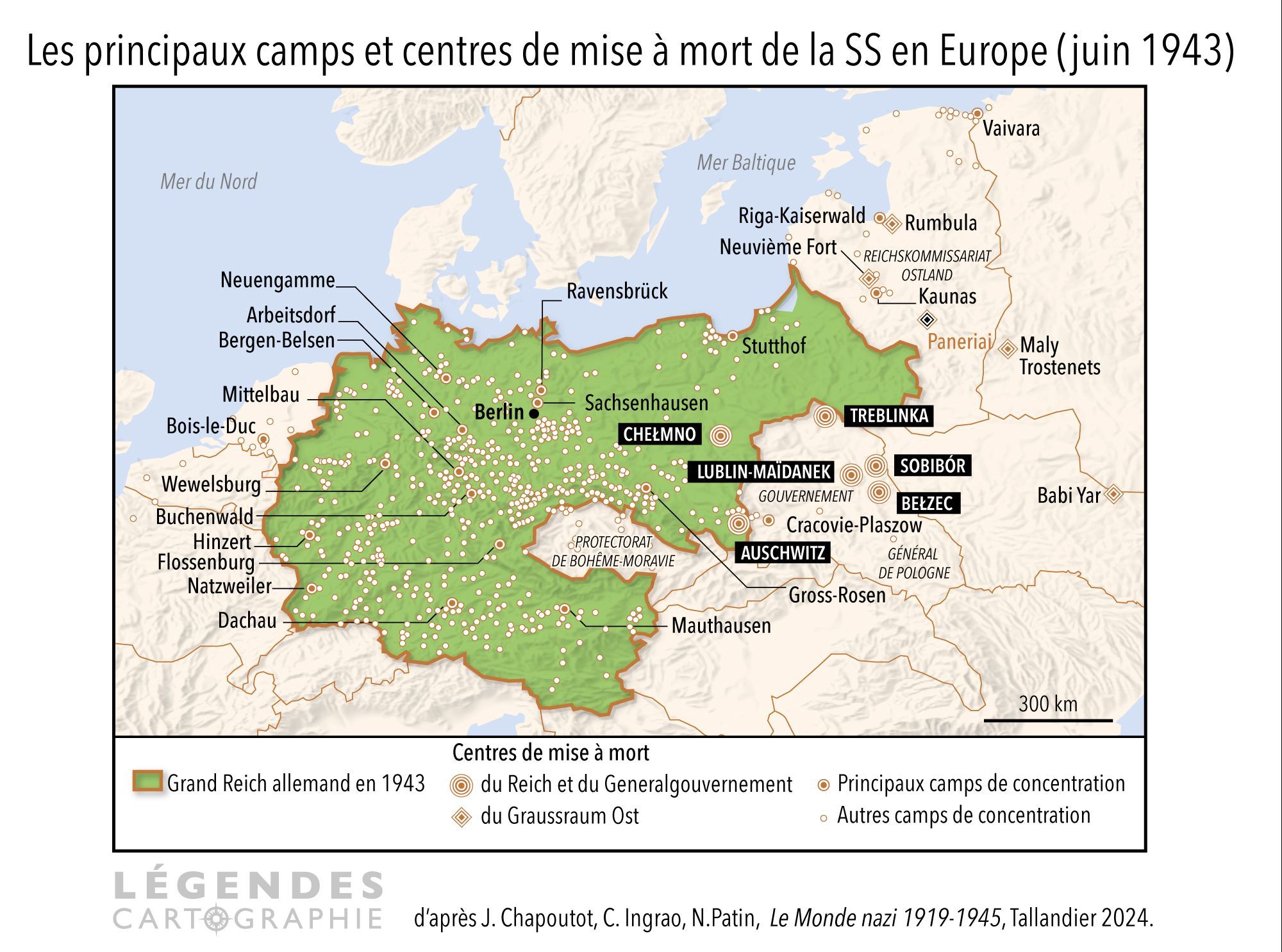 Le système concentrationnaire nazi (1933-1945) en cartes – Histoire et ...