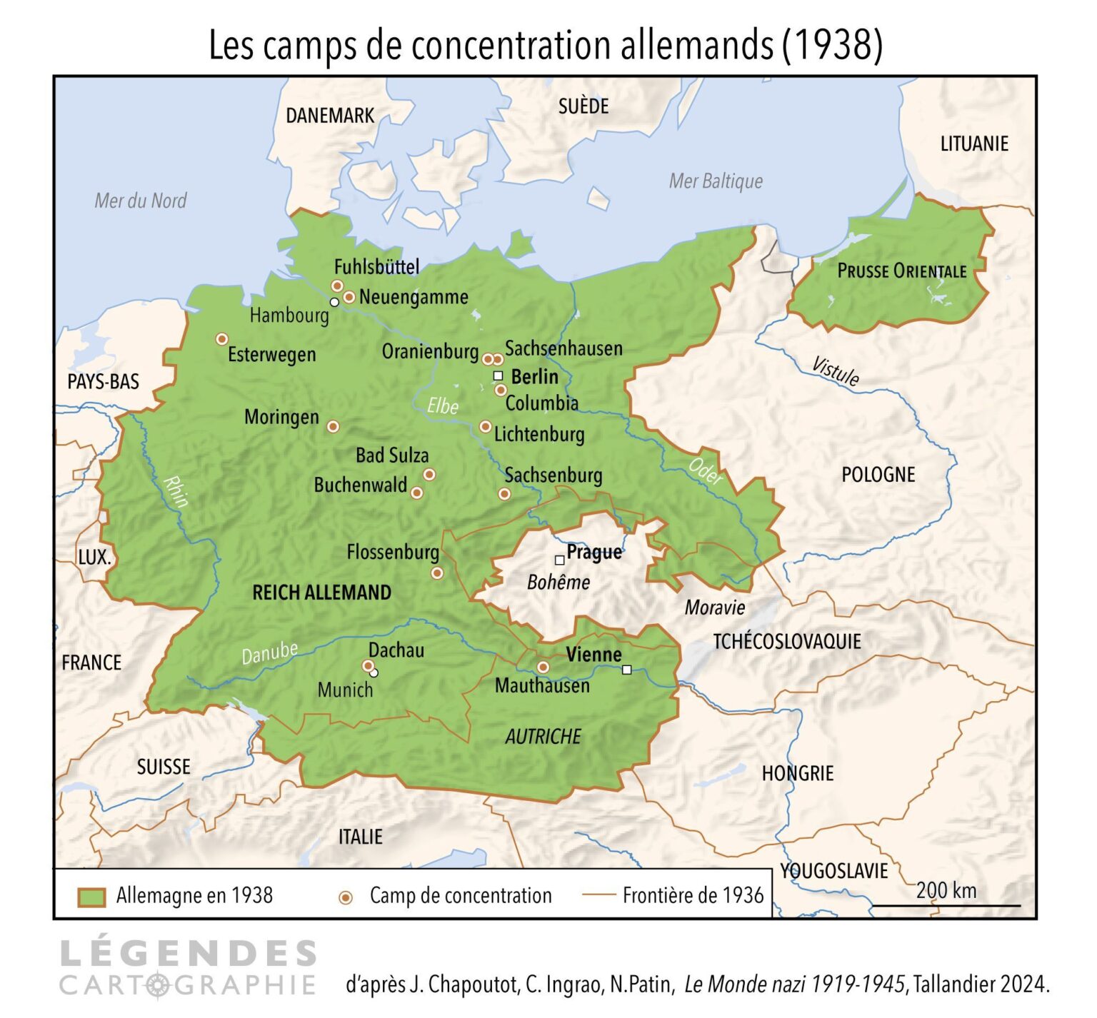Le Système Concentrationnaire Nazi 1933 1945 En Cartes Histoire Et