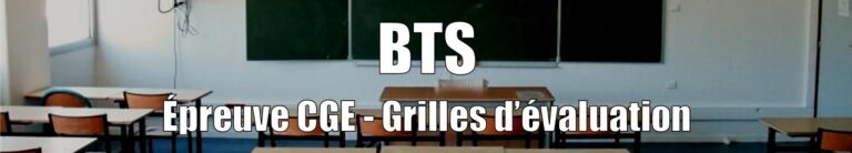BTS – CGE – Grilles d’évaluation – Site des Lettres de l'académie de Lille